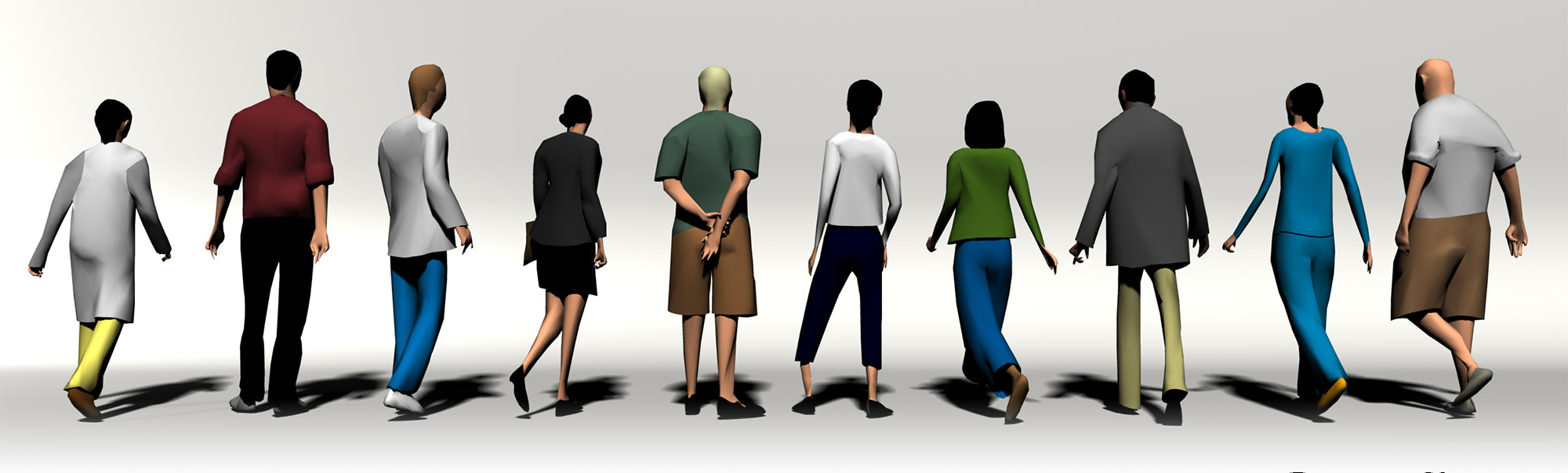 Low Poly People by NOBRANDSTUDIO | 3DOcean