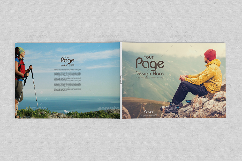 Horizontal A4 Catalog / Magazine Mock-Up, Graphics | GraphicRiver