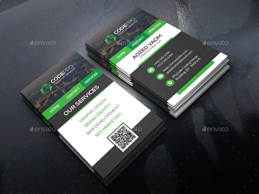 Website Business Card, Print Templates | GraphicRiver