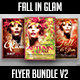 Fall in Glam Flyer Bundle V2, Print Templates | GraphicRiver