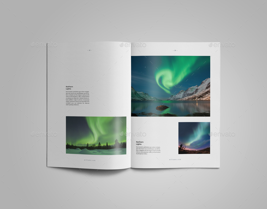Simple Portfolio / Photobook Template, Print Templates | GraphicRiver