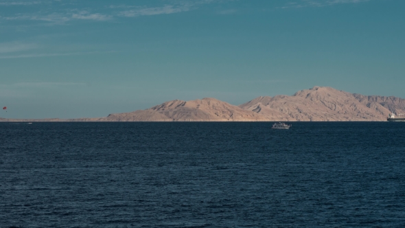 Beautiful Evening Landscape of Red Sea, Stock Footage | VideoHive