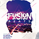 Fusion Beats Party Flyer by sparksz | GraphicRiver