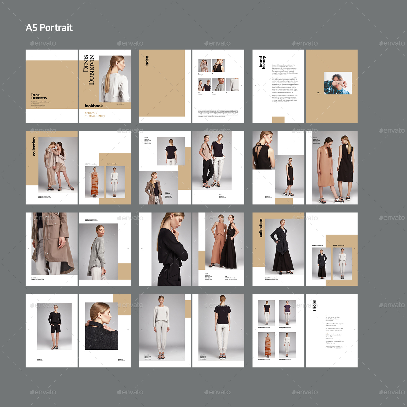 Multisize Lookbook / Catalog Pack, Print Templates | GraphicRiver