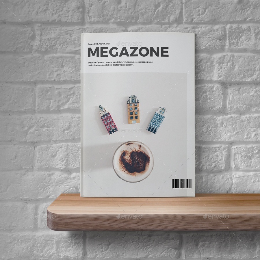 Clean Magazine Template, Print Templates | GraphicRiver