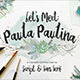 Paula Paulina, Fonts | GraphicRiver