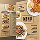 Brown Restaurant Menu, Print Templates | GraphicRiver