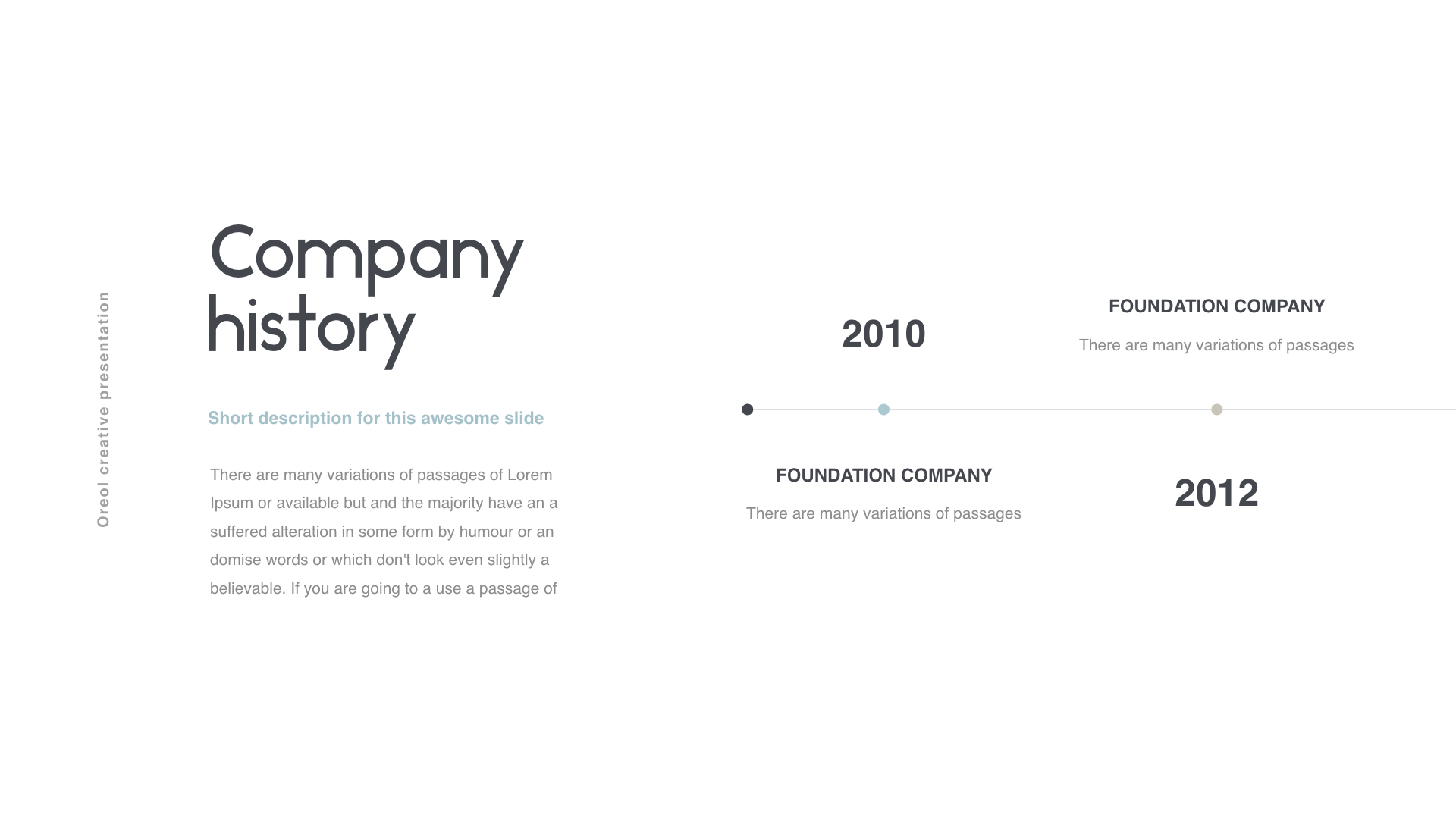 Oreol - Creative Business Keynote Presentation, Presentation Templates