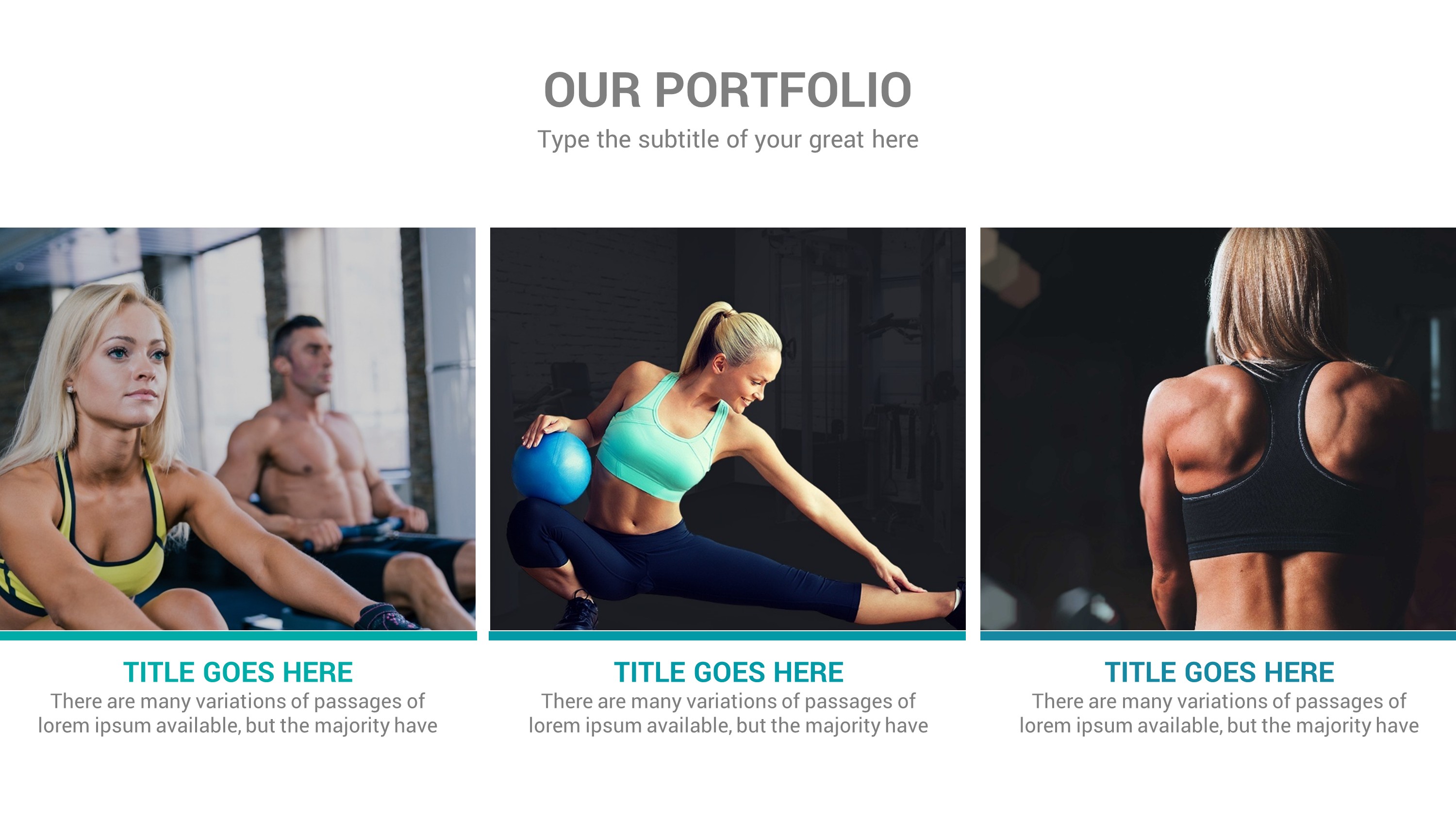 Fitness PowerPoint Presentation Template, Presentation Templates ...