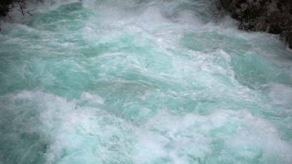 Fast-moving Stream of the Mountain River, Stock Footage | VideoHive