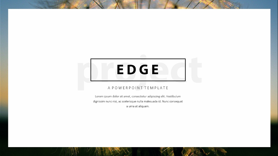 Edge PowerPoint Template, Presentation Templates | GraphicRiver