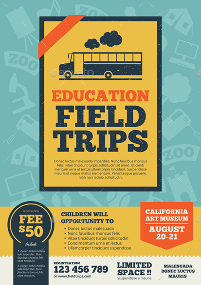 Field Trips, Print Templates | GraphicRiver