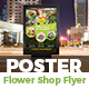 Flower Shop Poster Template, Print Templates | GraphicRiver