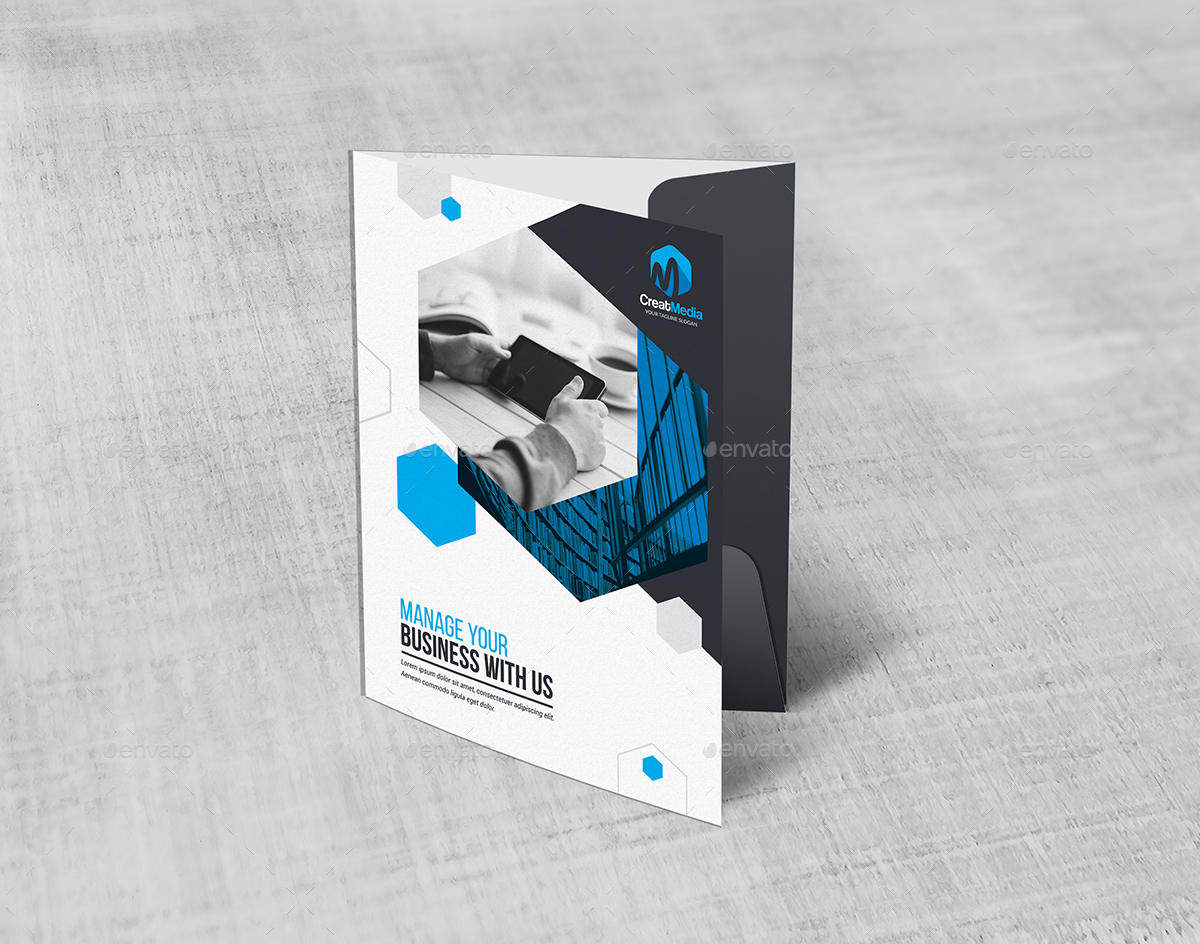 Business Presentation Folder, Print Templates | GraphicRiver