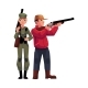 Two Typical Hunters, Male and Female, Standing, Vectors | GraphicRiver