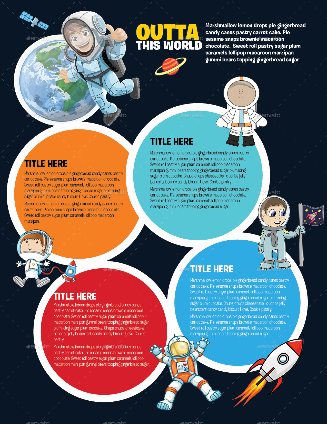 Kids Magazine, Print Templates | GraphicRiver