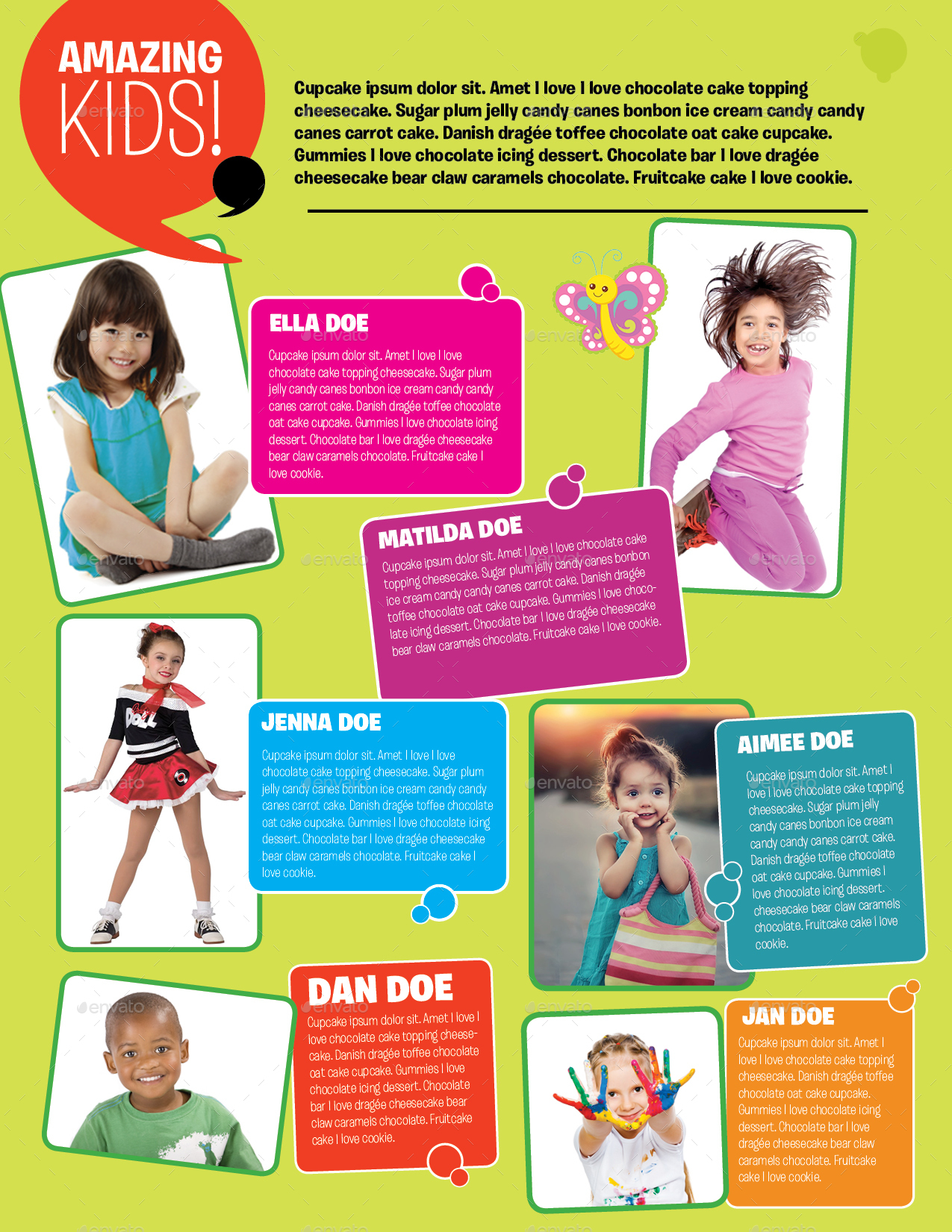 Kids Magazine, Print Templates | GraphicRiver