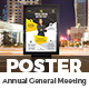 Annual General Meeting Poster Template, Print Templates | GraphicRiver