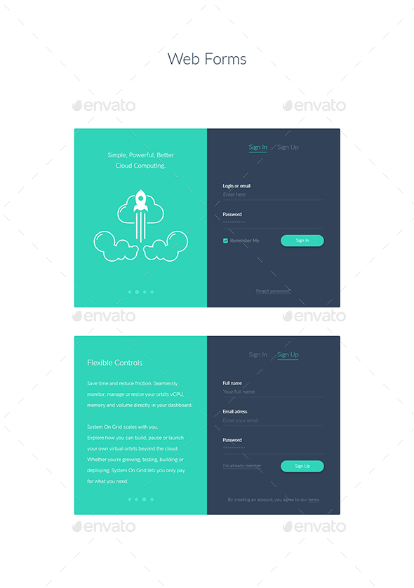 Web Forms by Doony | GraphicRiver