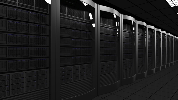 Modern Server Room, Motion Graphics | VideoHive