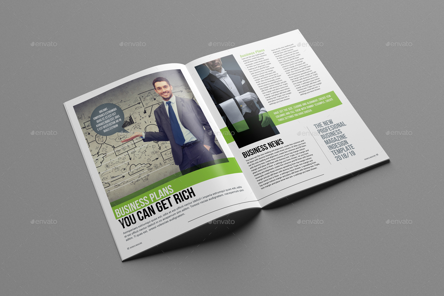 Business Magazine Template, Print Templates | GraphicRiver