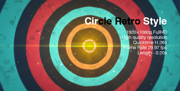 Circle Retro Style, Motion Graphics | VideoHive