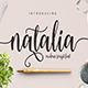 Natalia Script, Fonts | GraphicRiver