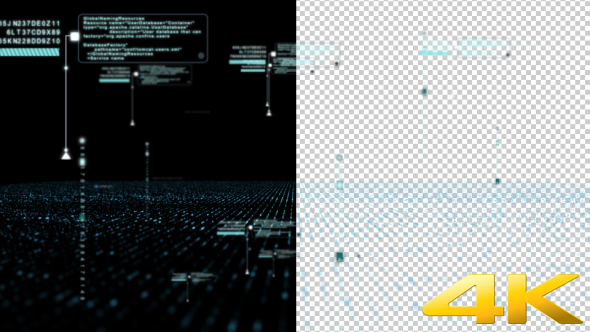 Digital Floating Numbers 03, Motion Graphics | VideoHive