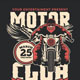 Motorcycle Club Event Flyer, Print Templates | GraphicRiver
