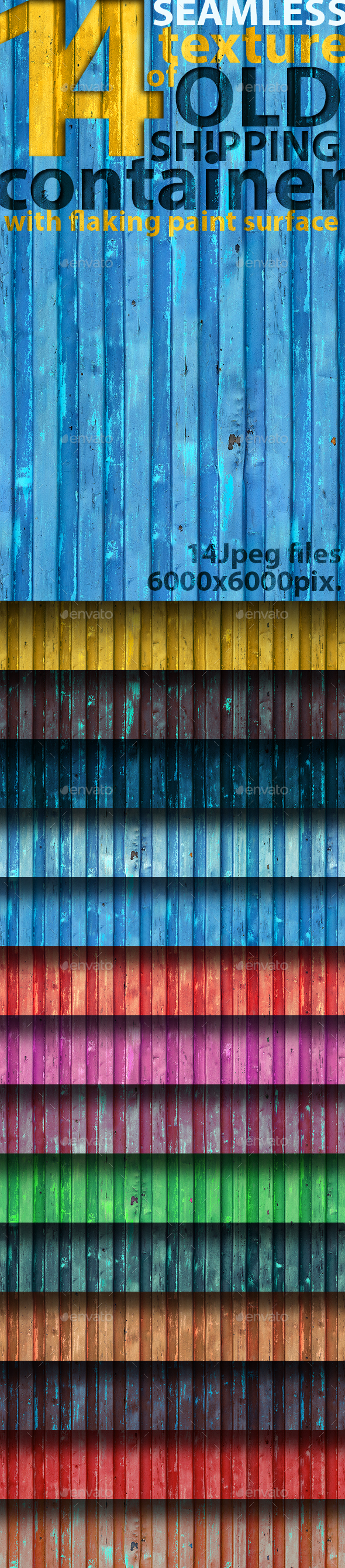 Seamless Textures of Shipping Container by V_Sot | GraphicRiver