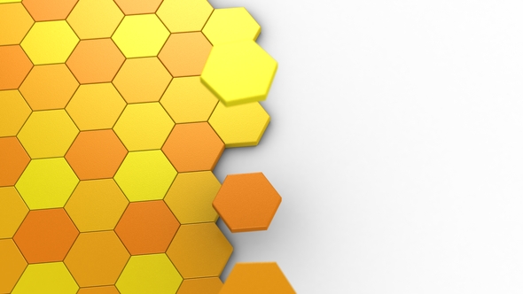 Animation of Hexagons, Motion Graphics | VideoHive