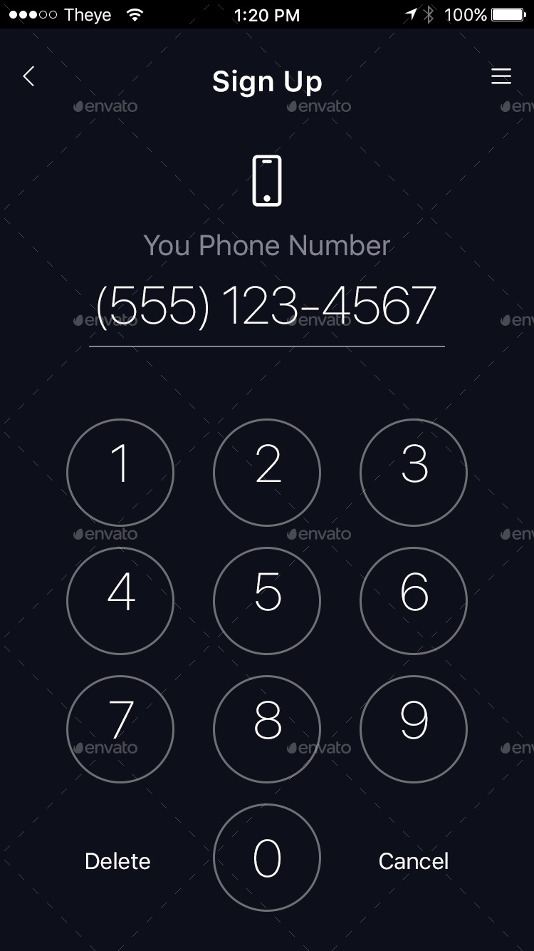 iOS Mobile UI/UX The Eye, Web Elements | GraphicRiver
