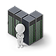Isometric People - Servers, Graphics | GraphicRiver