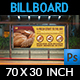 Bakery Billboard Template Vol.2, Print Templates | GraphicRiver
