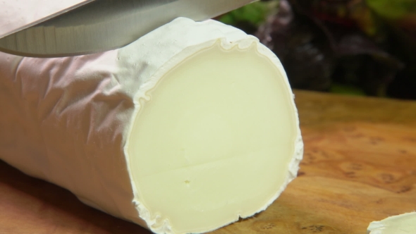Delicious Goat Cheese with Gray Mold, Stock Footage | VideoHive