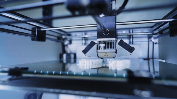 3d Printer at Work, Stock Footage | VideoHive