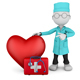 Doctor and Red Heart, Graphics | GraphicRiver
