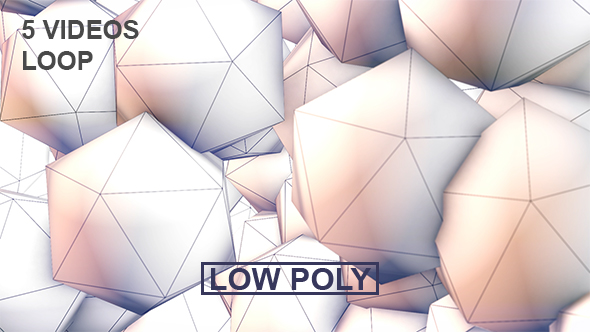 Low Poly Loop Background Pack, Motion Graphics | VideoHive