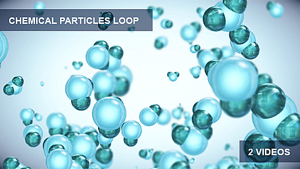 Chemical Molecule Particles Loop Pack, Motion Graphics | VideoHive