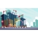 Cartoon Illustration of the Construction Process, Vectors | GraphicRiver