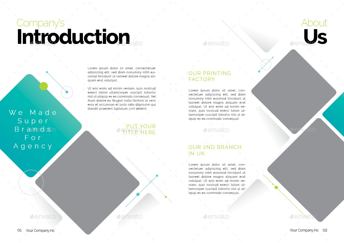 Modern Company Profile, Print Templates | GraphicRiver