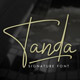 Tanda Signature Font, Fonts | GraphicRiver