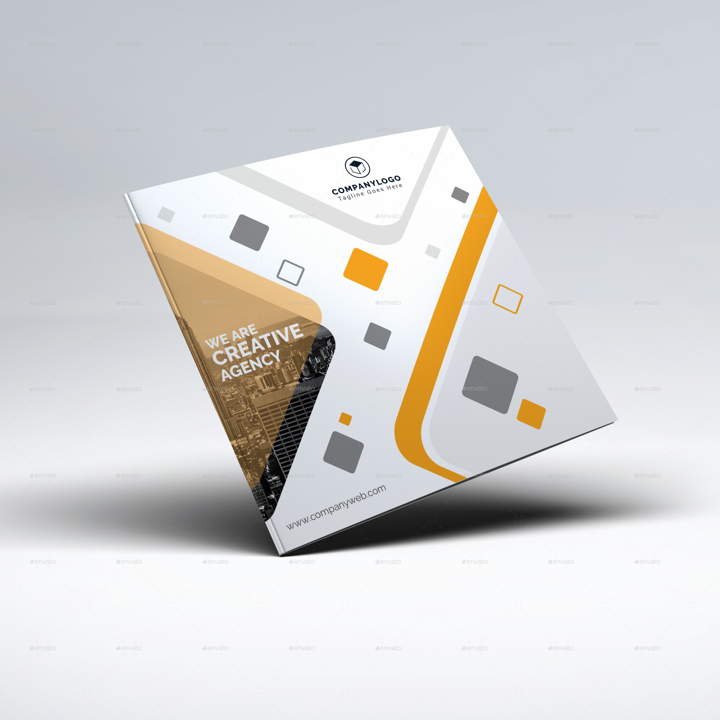 Square Brochure, Print Templates | GraphicRiver