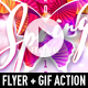 Spring Festival Flyer + GIF Animation Action, Print Templates ...