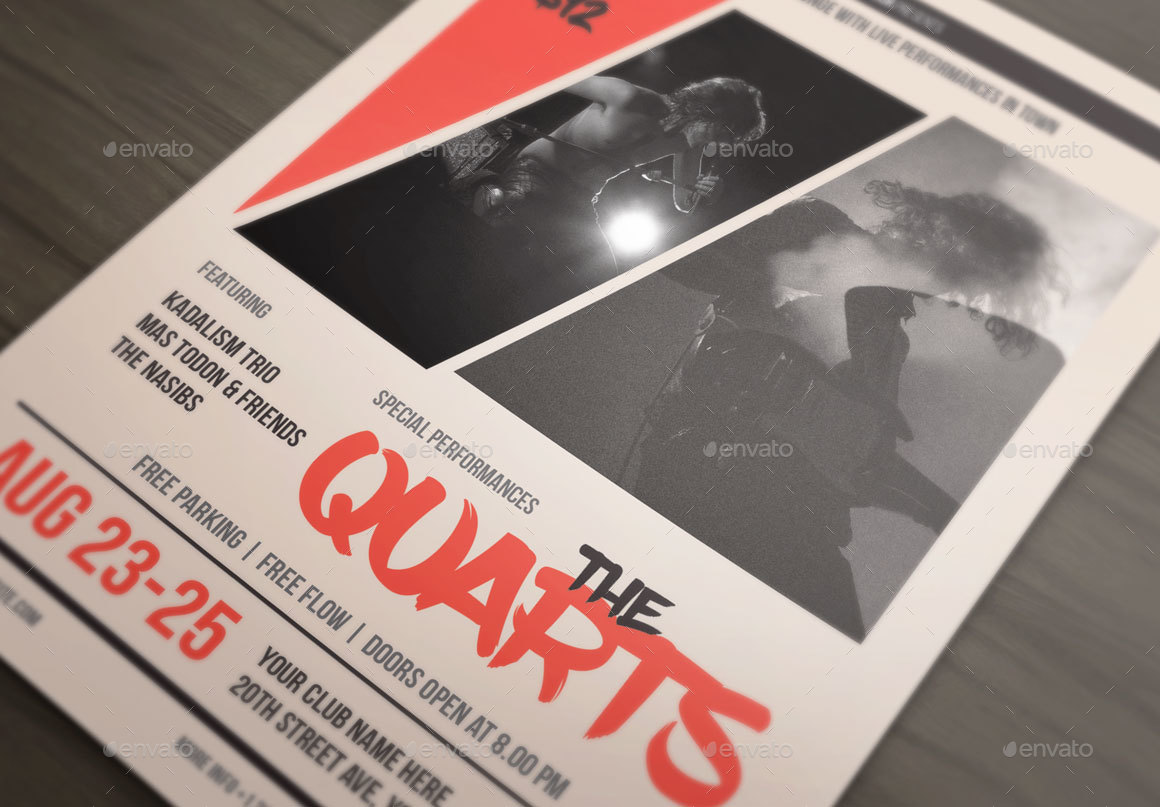 Music Performance Flyer, Print Templates | GraphicRiver