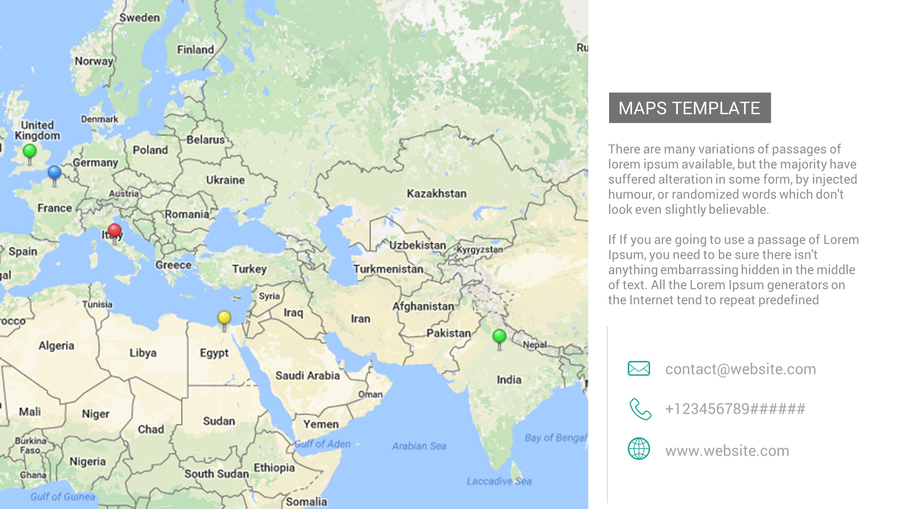 Maps PowerPoint Presentation Template, Presentation Templates ...
