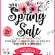 Spring Sale Flyer, Print Templates | GraphicRiver