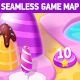 Tileable Seamless Candy Vertical Game Map, Game Assets | GraphicRiver