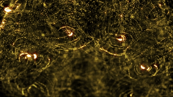 Gold Intro Glittering Particles Sparkle, Motion Graphics | VideoHive