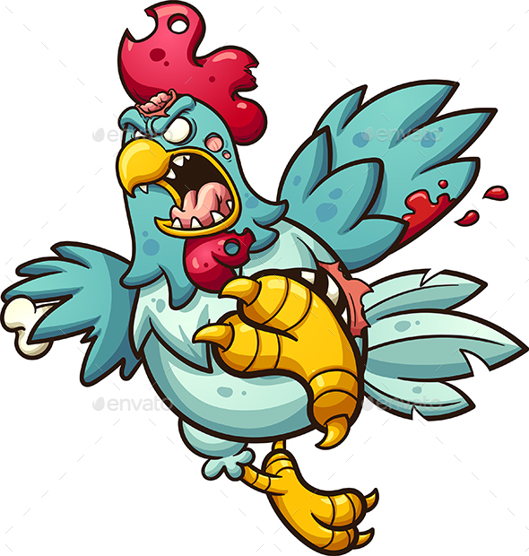 Zombie Chicken by memoangeles | GraphicRiver